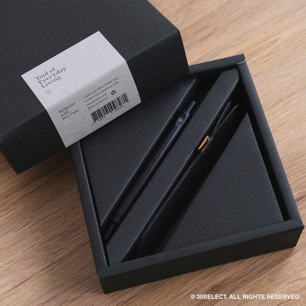 HMM 隨身書寫 義大利皮革原子筆 禮盒 - 30Select選物