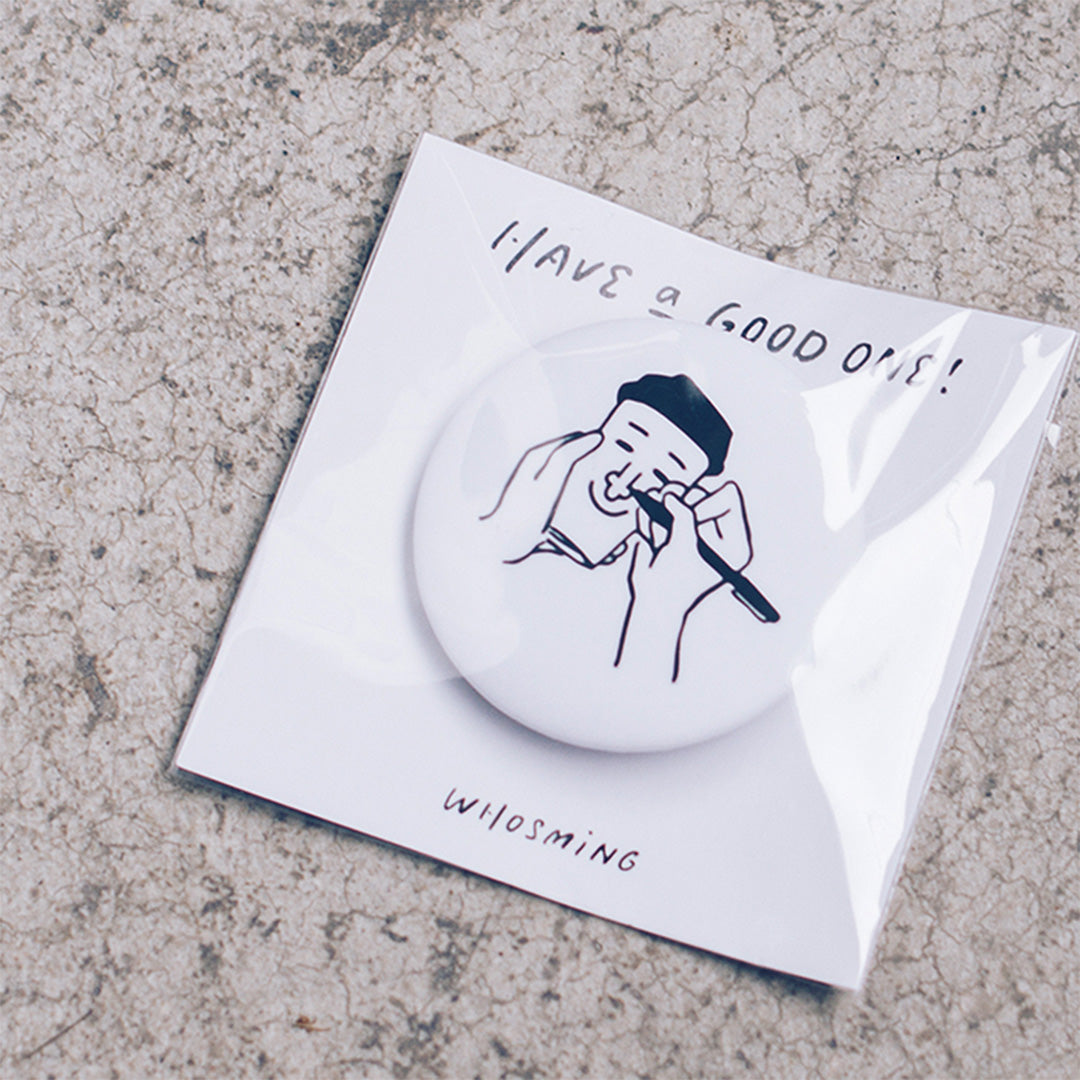 【30Select選物】Whosming手繪胸章 別針