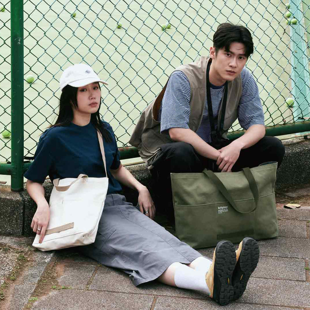 【30Select選物】bitplay肩背帆布托特包 10L（ 四色）