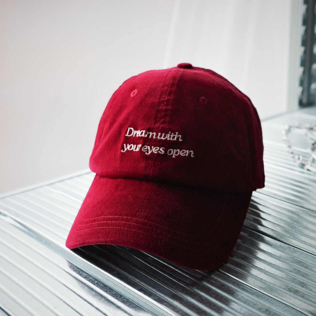 no reason「Dream」 刺繡燈芯絨帽 - 30Select選物