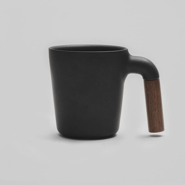 【30Select選物】HMM Murg木柄馬克杯(霧黑）